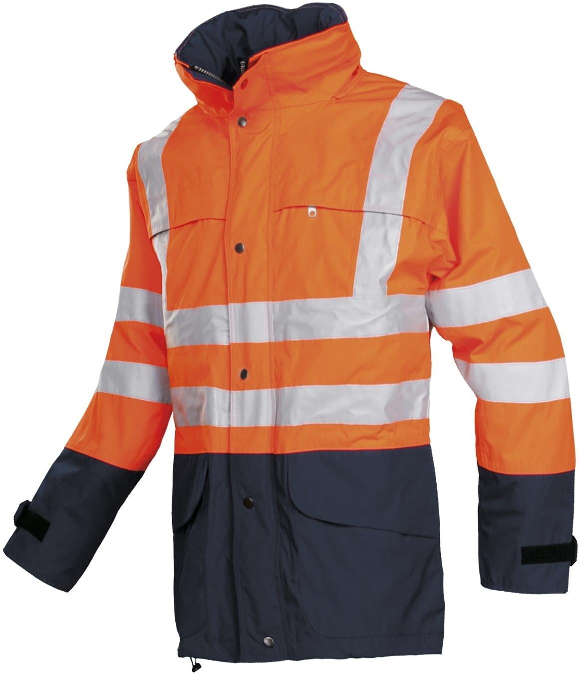 Sioen Brighton Hi Vis Orange rain jacket