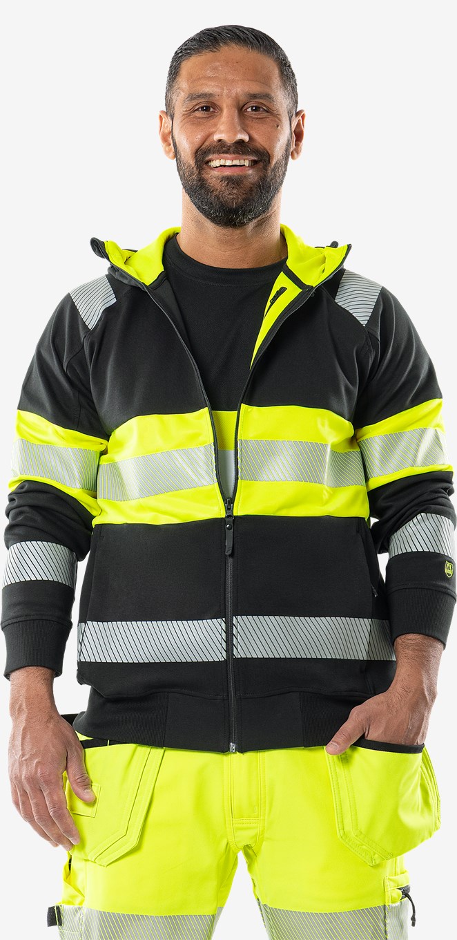 Fristads 7532 High Vis Stretch Hoodie