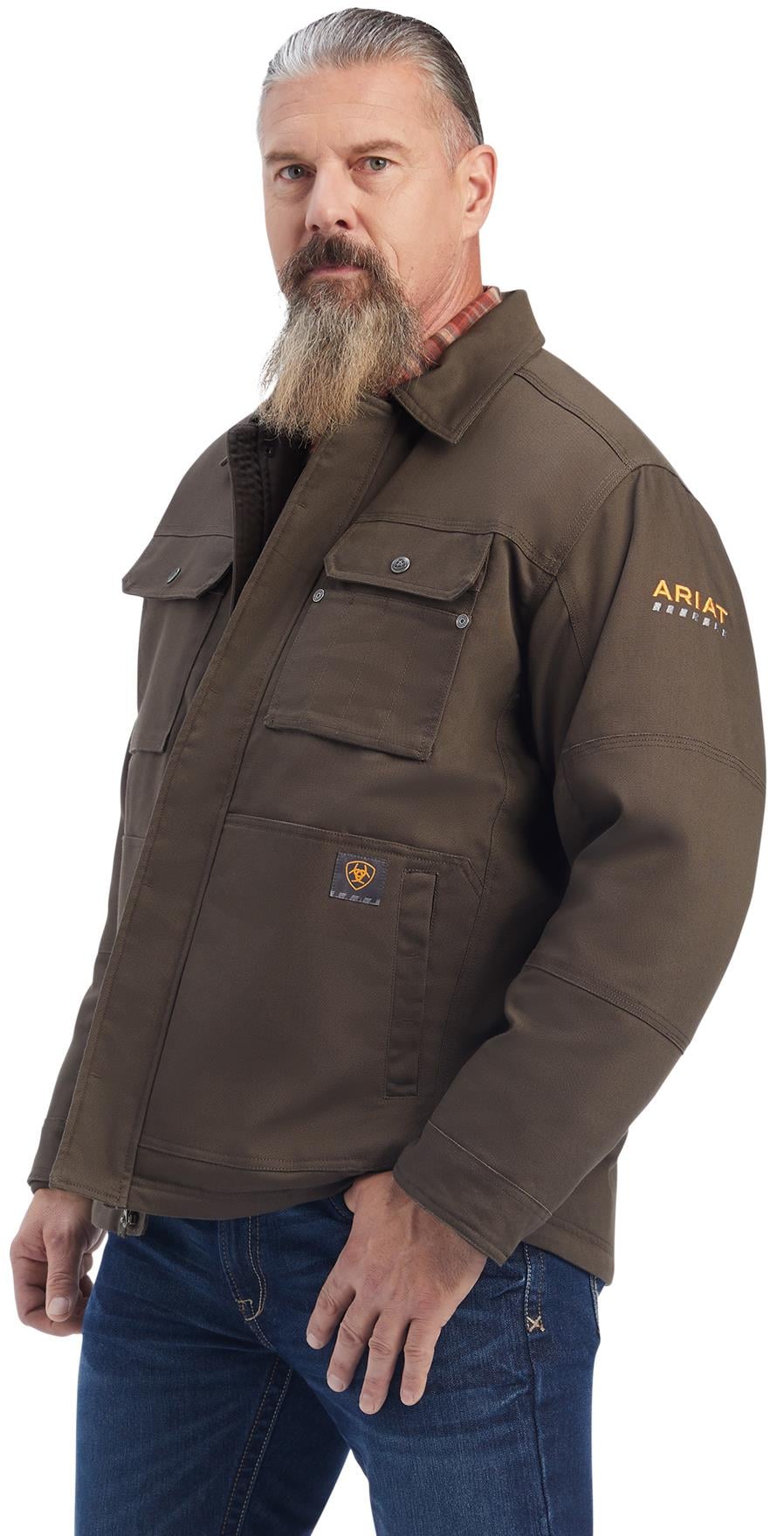 Ariat Rebar Sherpa Lined Canvas Coat