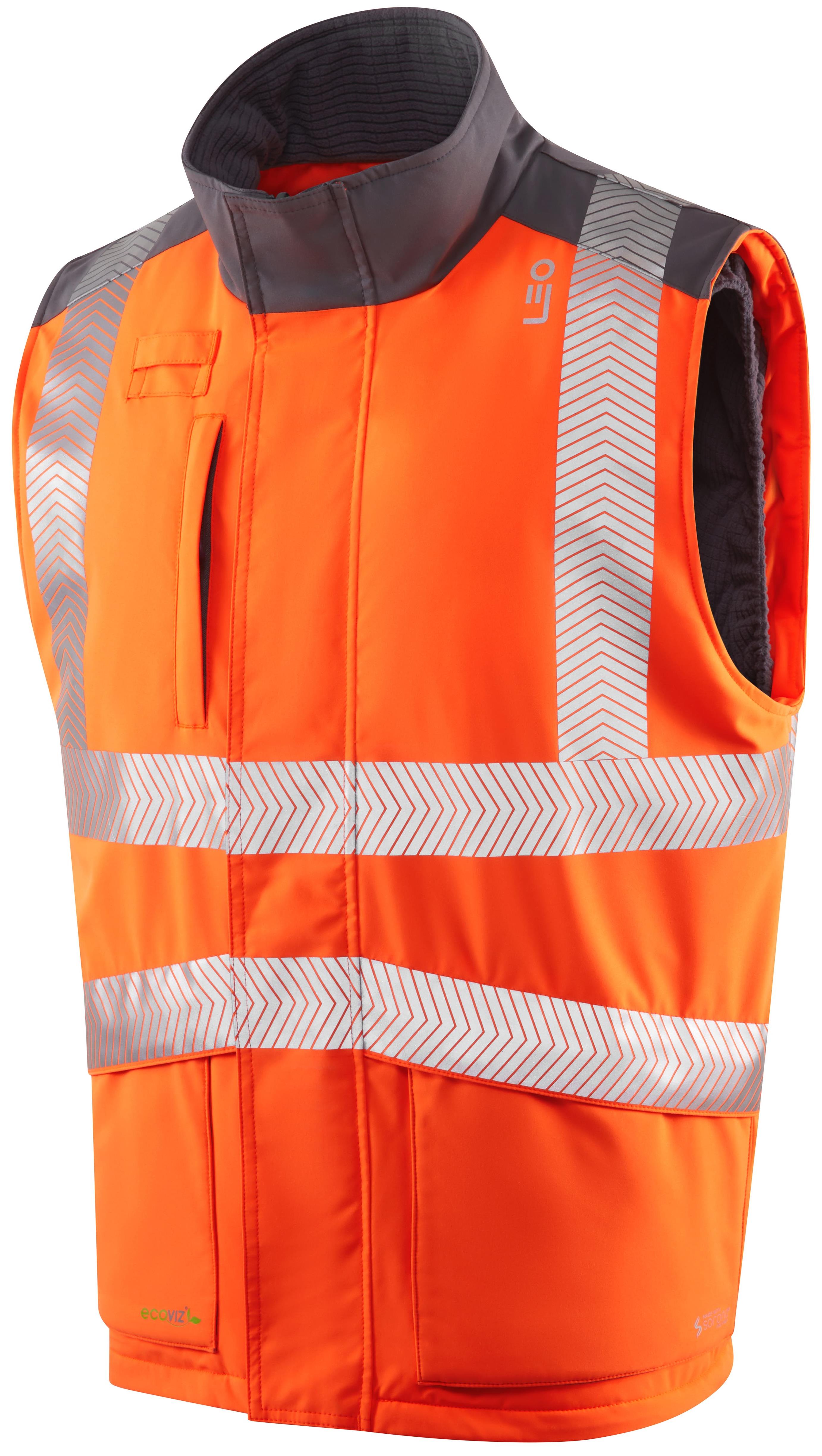 Leo BW02 Halsinger High Vis Bodywarmer